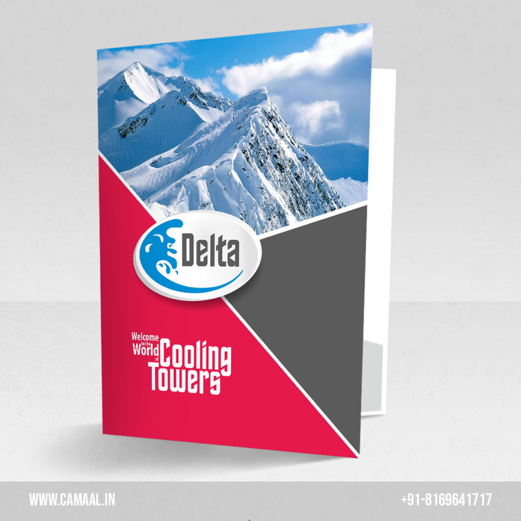 Folder Design for Delta Cooling Tower New Delhi - Creativo Camaal