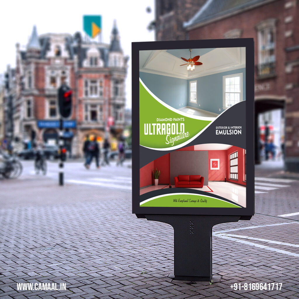 Standee Design for Diamond Paints Jalgaon : Creativo Camaal