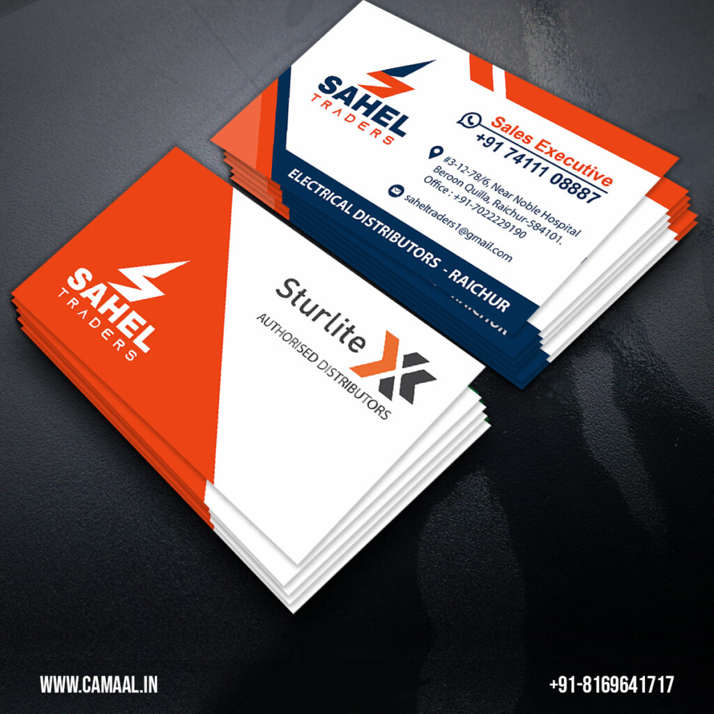 Logo & Visiting Card for Sahel Traders Raichur - Creativo Camaal